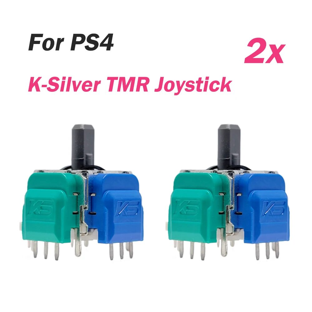 K-Silver JS13 PRO+ TMR Джойстик для Switch Pro PS5 PS4 Xbox Series 2pcs for PS4