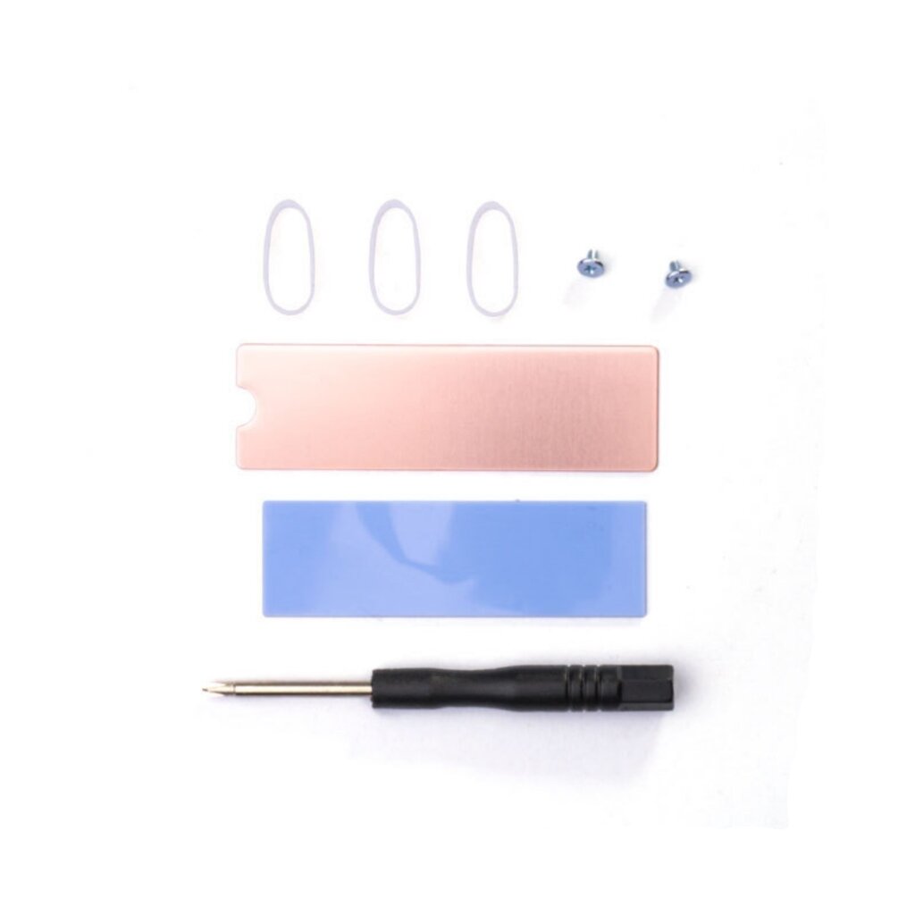 Охладители SSD-накопителей M.2 2280, Радиатор для стабильной работы, термопрокладка толщиной 1 мм