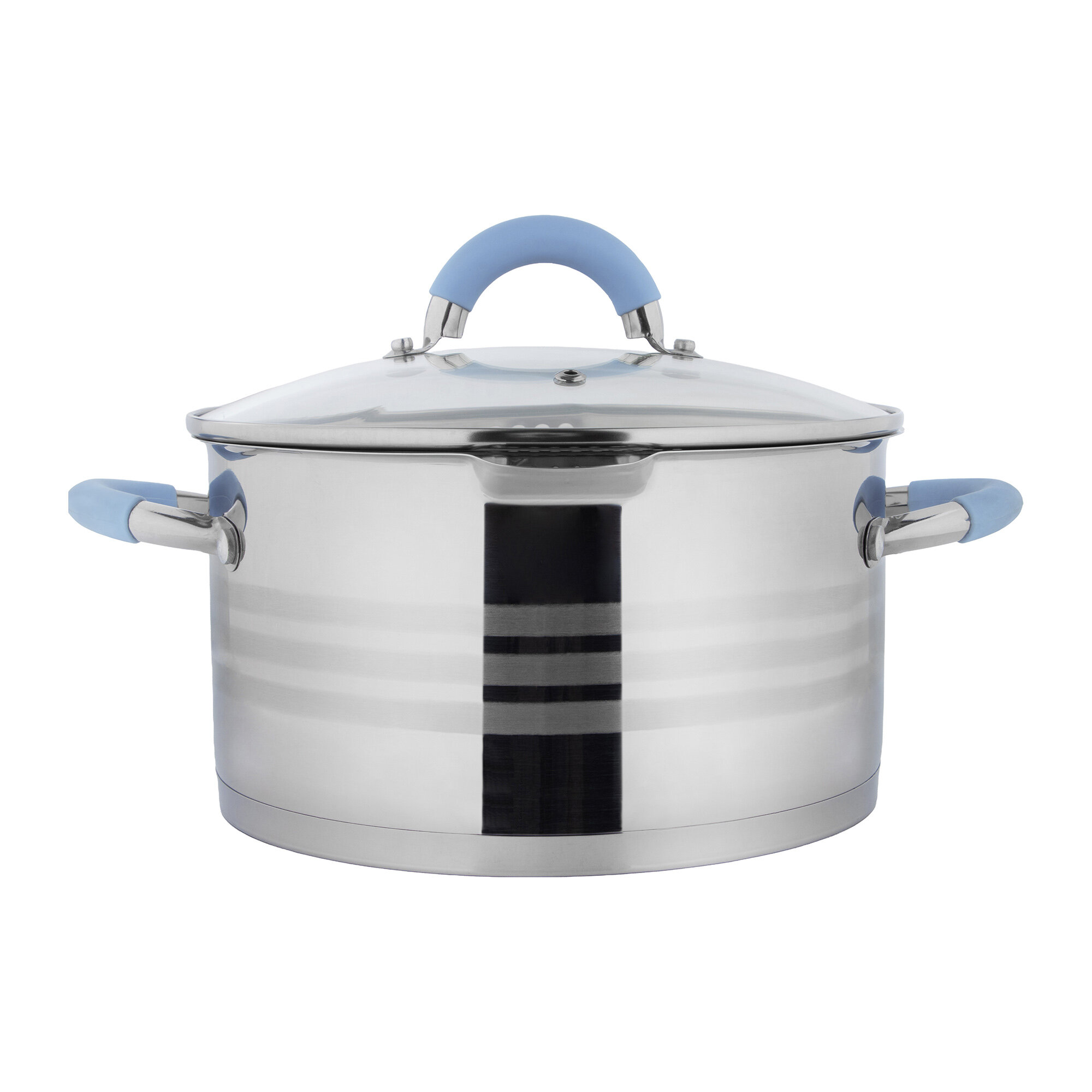 Кастрюля Mallony Melodia с крышкой, нержавеющая сталь, 4,5 л