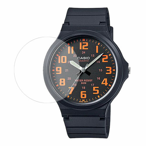 Скрин Мобайл защитный экран для часов Casio MW-240-4BV из гидрогелевая плёнка прозрачная