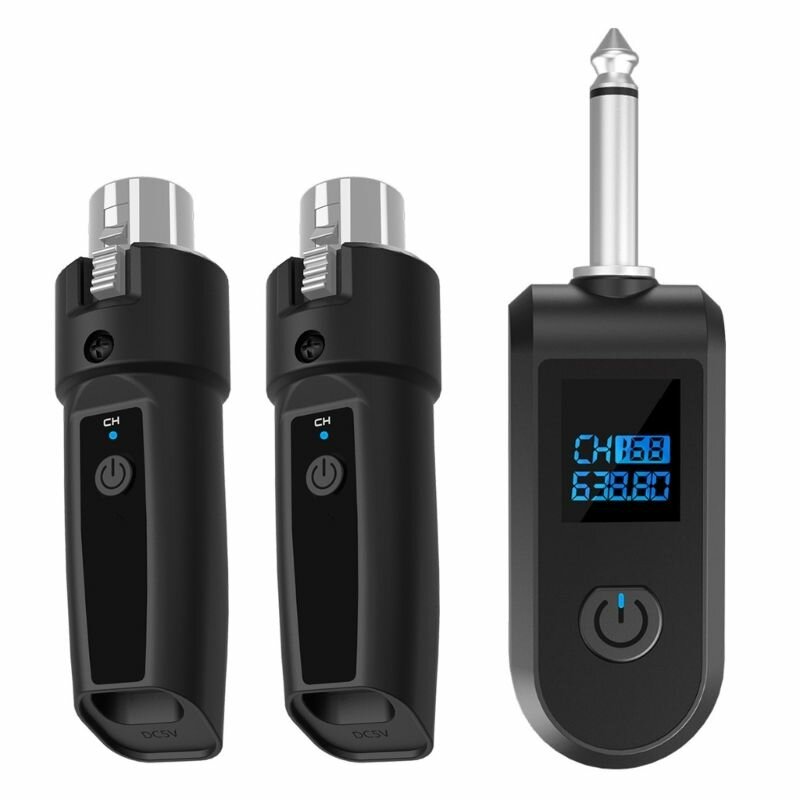 Динамическая катушка проводного преобразования беспроводной микрофонной системы передатчик-приемник-один на двоих