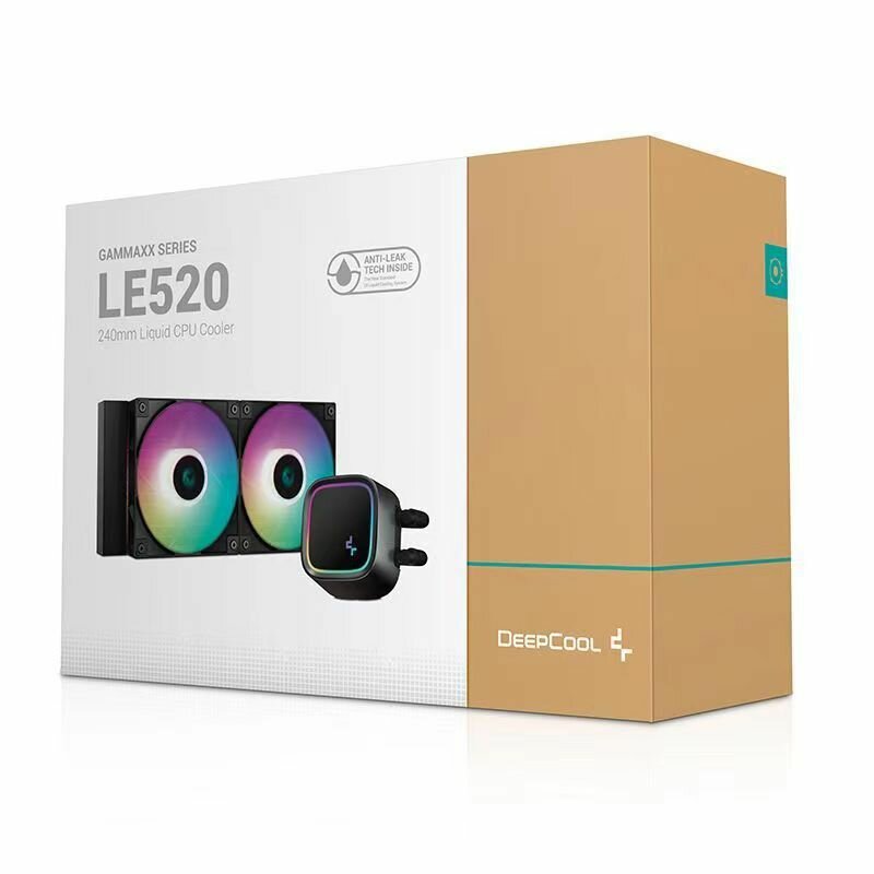 Жидкостный кулер для процессора DeepCool LE520 Ice Element 360 с ARGB-подсветкой и PWM-управлением вентиляторами