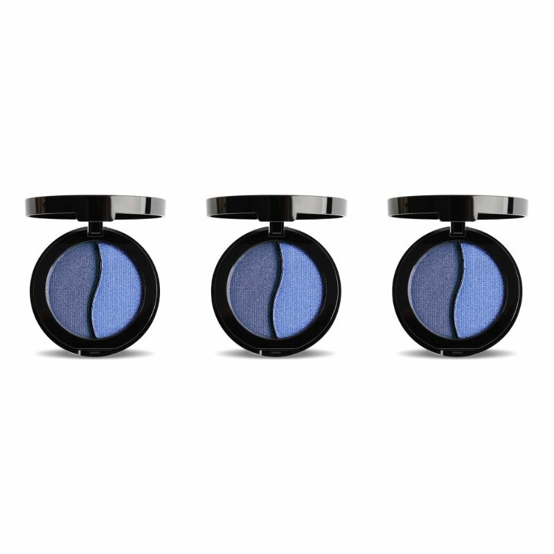 Farres cosmetics Тени для век №33 фиолетово-синий, 3 шт