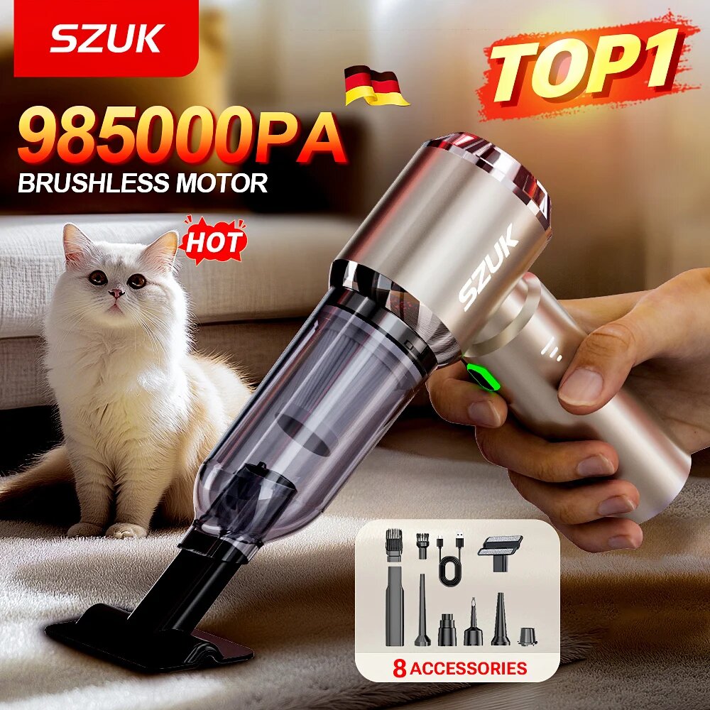Беспроводной автомобильный пылесос SZUK, Max Red, 4 шт.