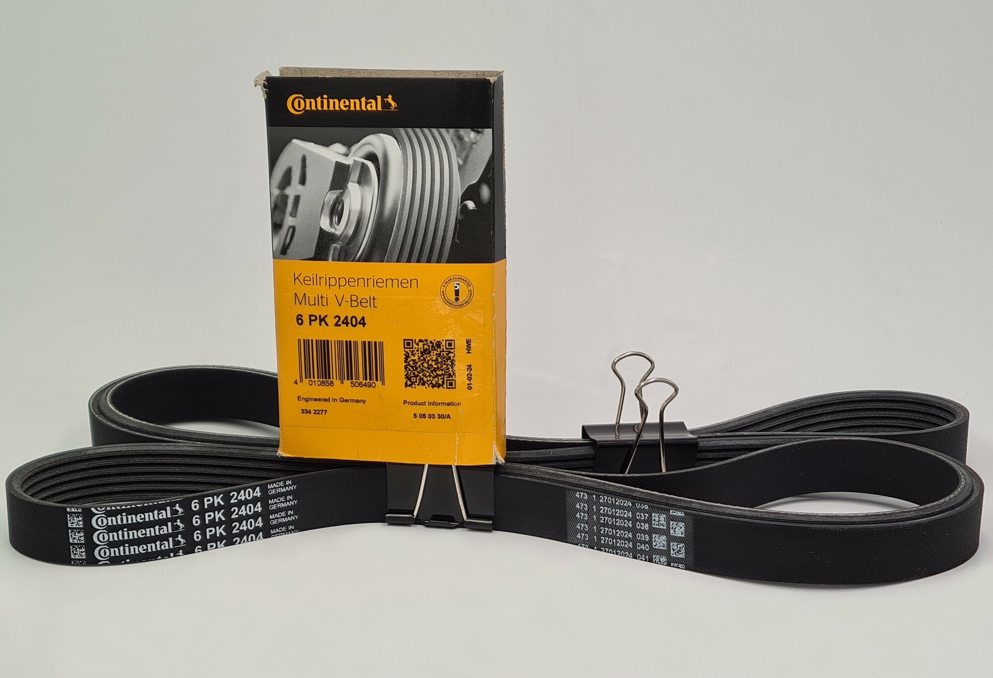 Приводной ремень Continental (Contitech) 6PK2404 для AUDI, OPEL, SKODA, VOLKSWAGEN, CHEVROLET, JEEP