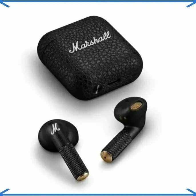Эксклюзивные наушники Marshall Minor 4 черные беспроводные