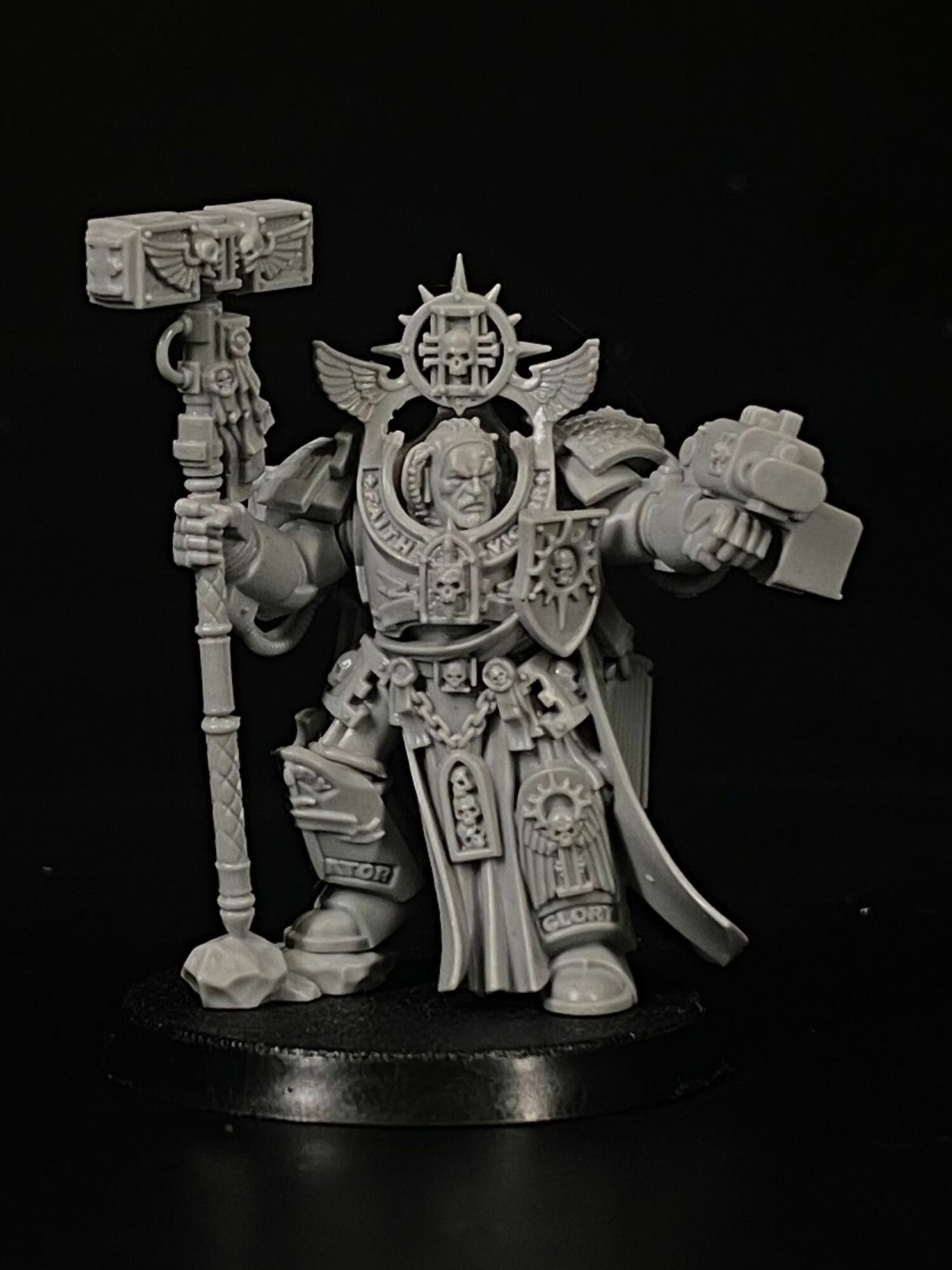 Grand Master Voldus Grey Knights. миниатюра по вселенной warhammer 40000