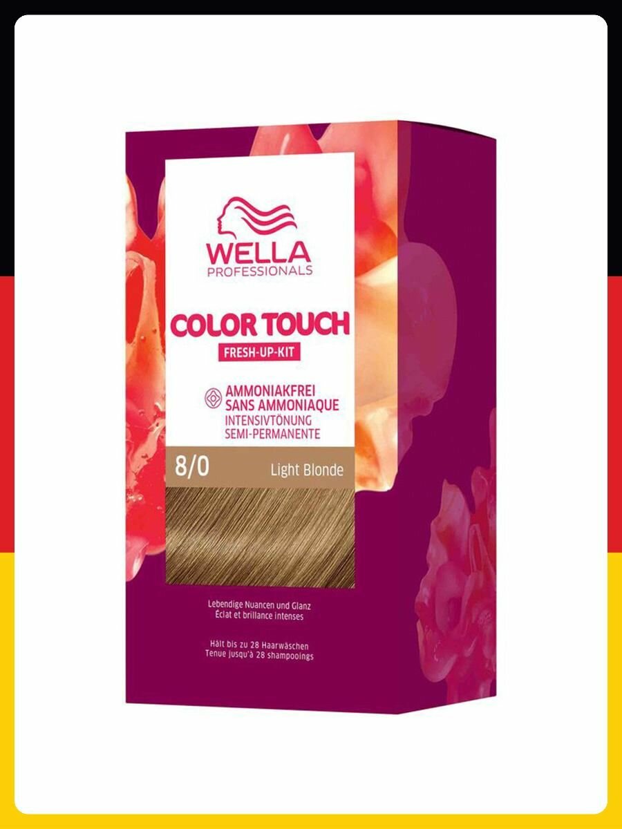 Краска для волос Color Touch Fresh-Up Kit 8/0, светло-русый