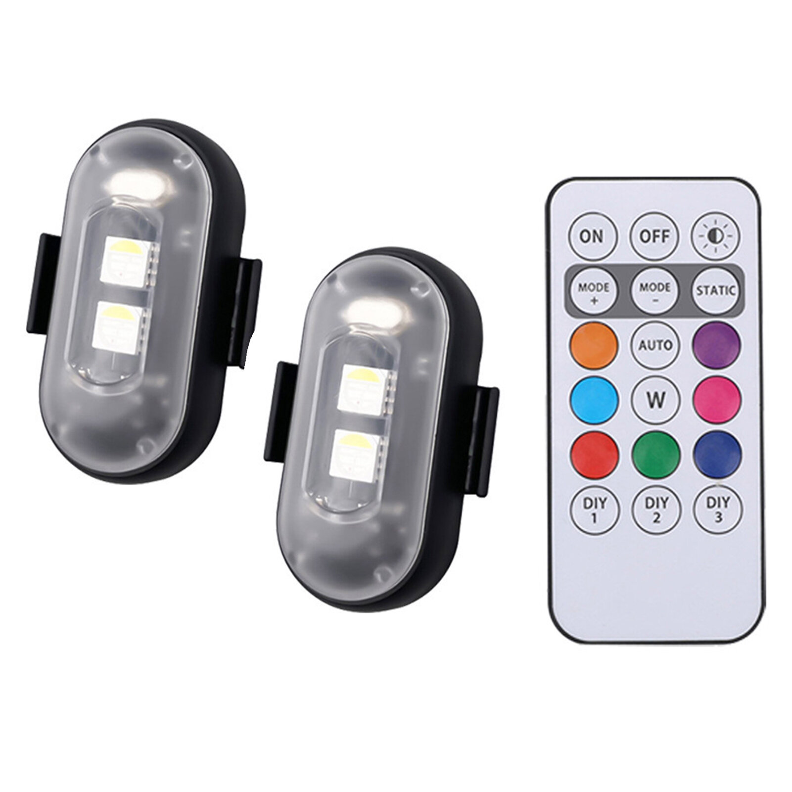 Универсальный светодиодный сигнальный фонарь, многоцветный стробоскоп, фонарь безопасности для мотоцикла, велосипедные мигающие огни, водонепроницаемый IP65 с дистанционным управлением