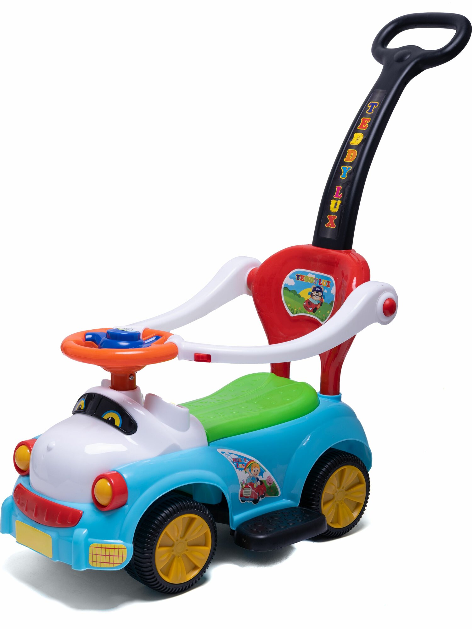 Толокар машина с ручкой, машина каталка