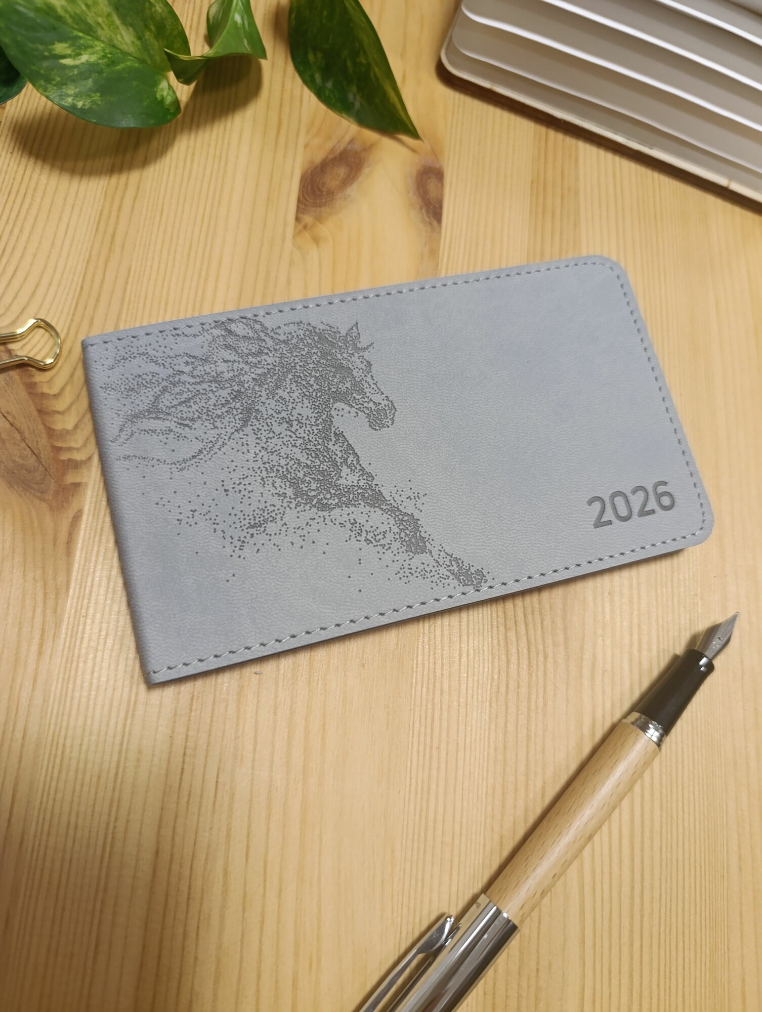 Еженедельник датированный 2026 ESCALADA, размер 150x87 мм, 64 л, мягкий переплёт, иск. кожа "Виннер"