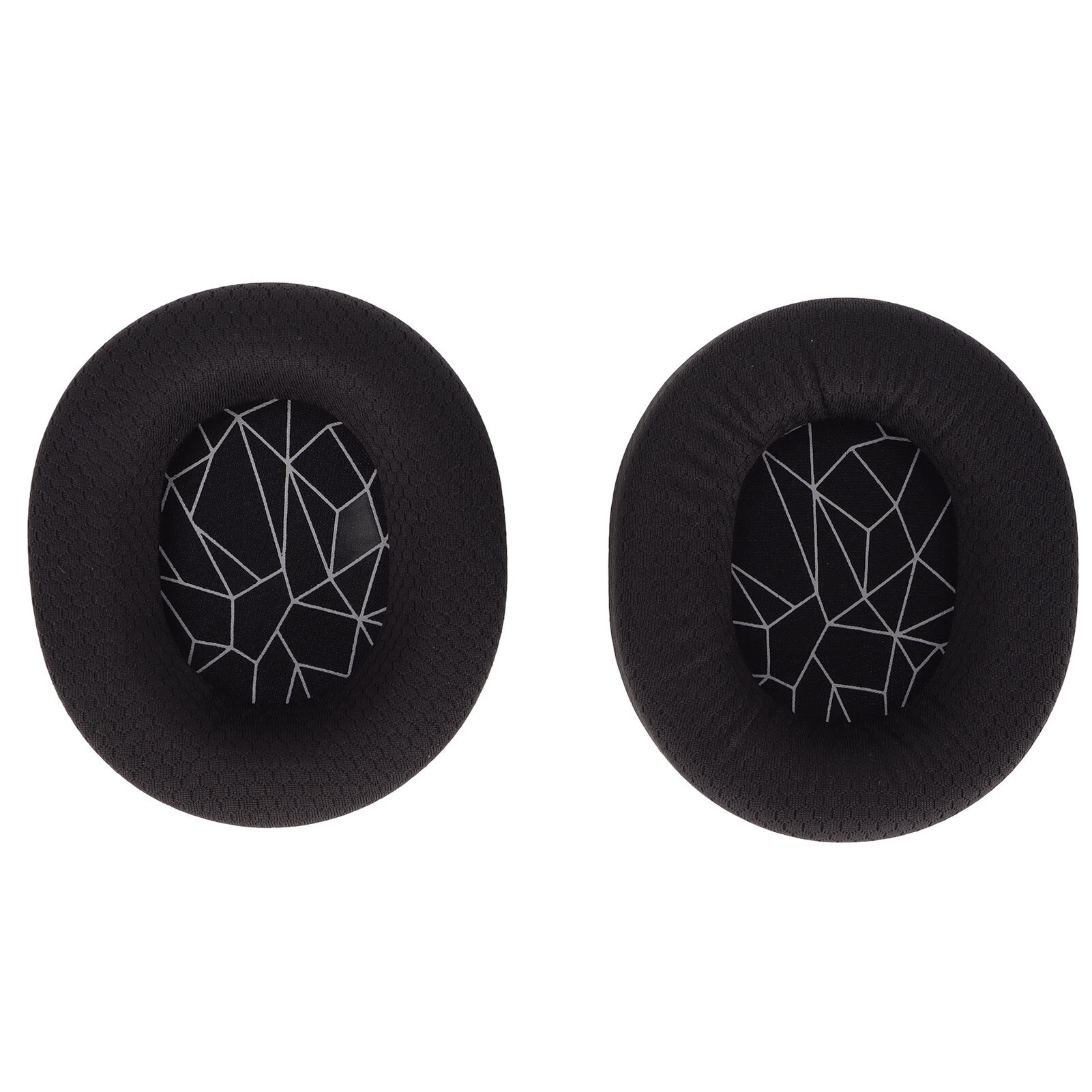 Headphone Ear Pad Replacement Upgraded High Elasticity Cushion Pads for SteelSeries Arctis 3/5/7 White Silk