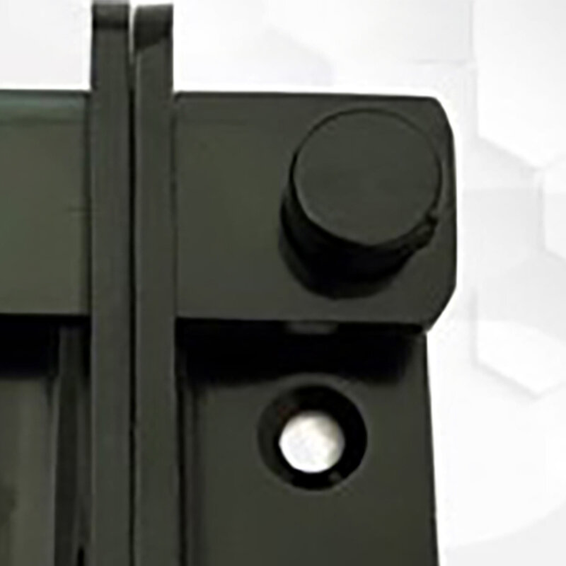 Стальной замок Flip Latch для скользящих дверей, окон, шкафов и ящиков с защитой от ржавчины, черный, правый сдвижной механизм