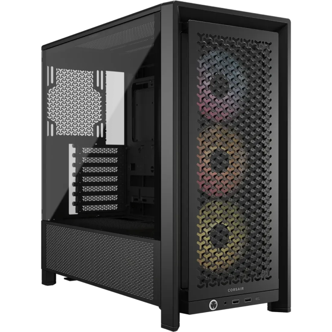 Корпус без блока питания Corsair CC-9011296-WW Frame 4000D RS ARGB, Midi-Tower, TG, 3x120mm ARGB, 2xUSB-A 3.2