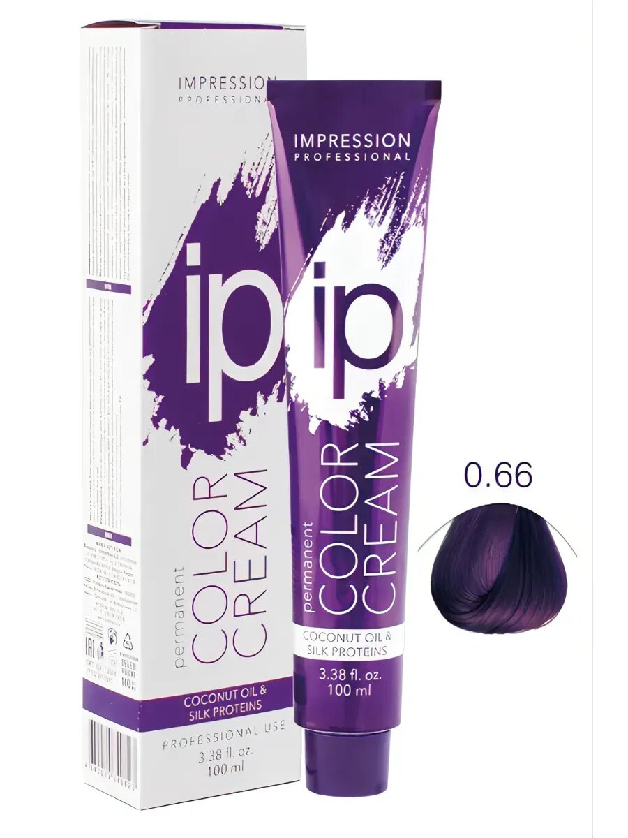 Стойкая крем-краска Корректор Интенсивный фиолетовый 0.66