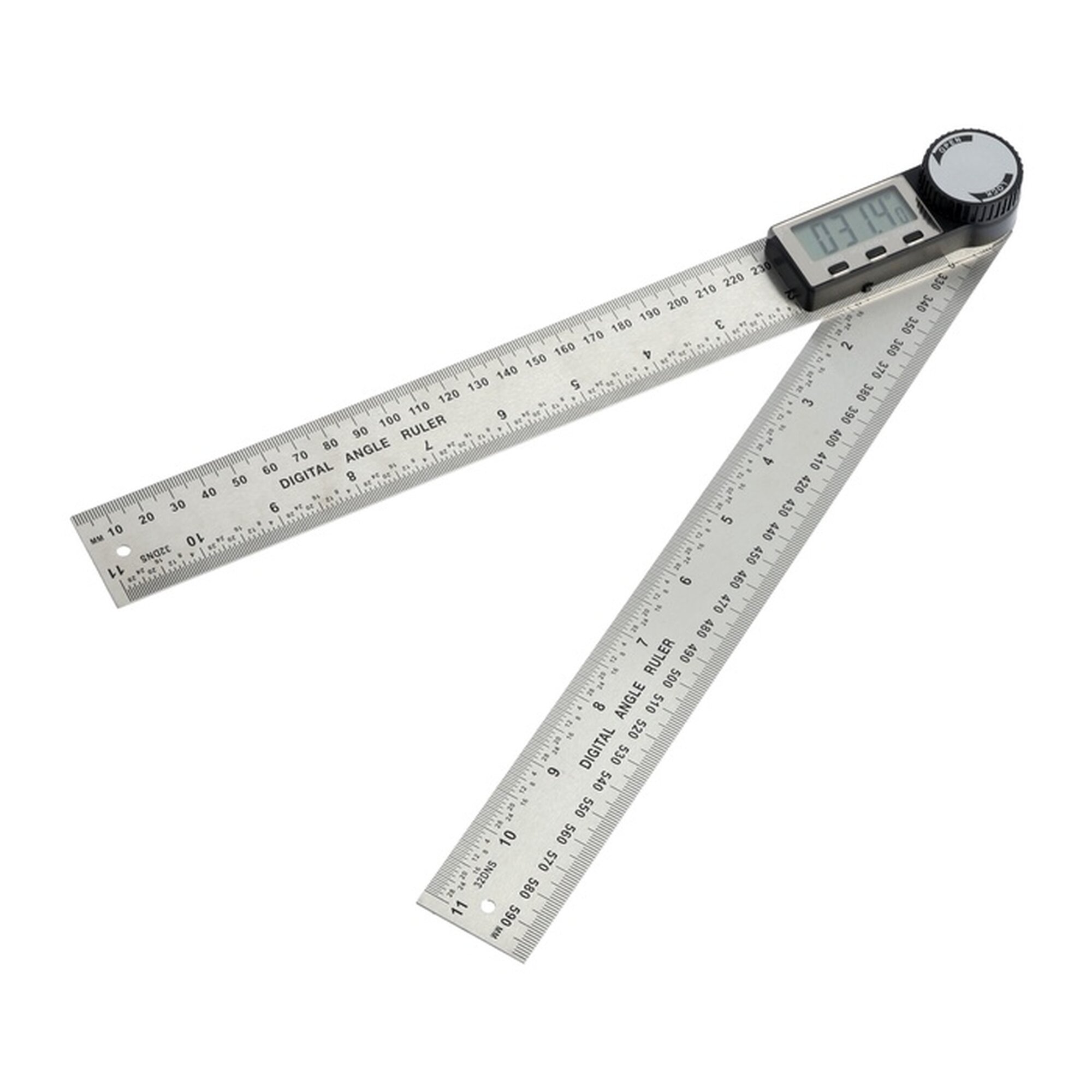 Угломер тундра, электронный, нержавеющая сталь, 300 мм, 1 шт.