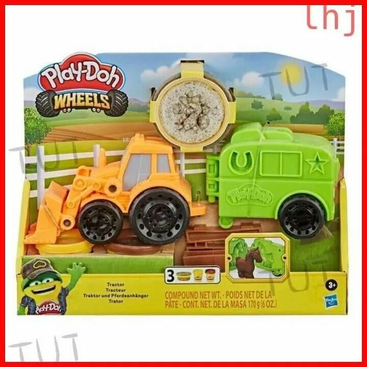 Самый популярный в 2025 годуНабор для лепки Hasbro Play-Doh Wheels Фермерский Трактор / Пластилин Play-Doh / Плей До0