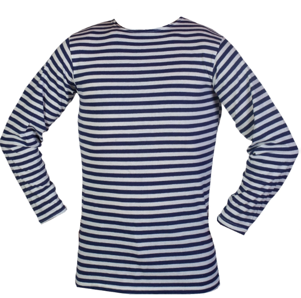 Тельняшка "ВМФ", хлопок, темно-синяя, мужская, 100%, всесезон, ГОСТ 31408-2009, р. 52-54