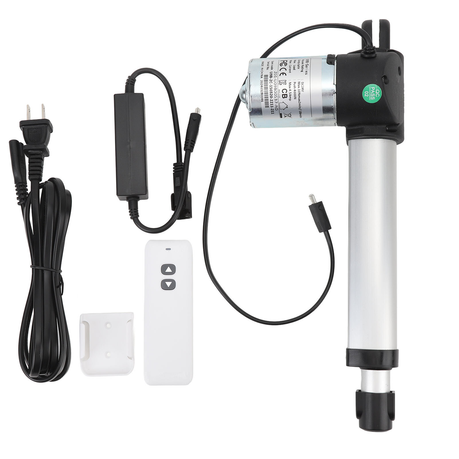 Моторный привод для кресла-реклайнера, алюминий PA6, пластиковый электрический привод для кресла-подъемника с дистанционным управлением, ход 150 мм