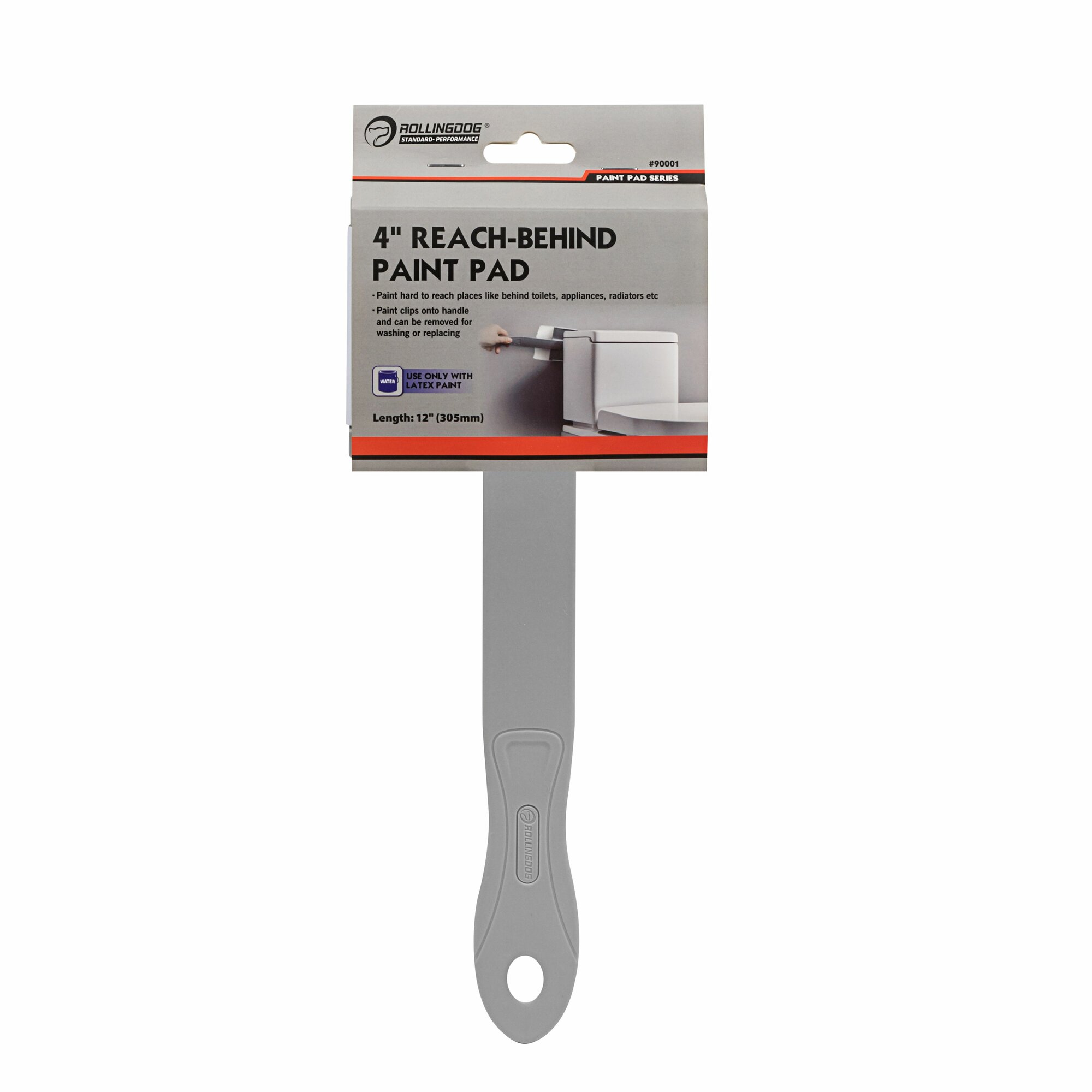 Аппликатор малярный Rollingdog 10 см для плинтуса, нейлон, серия Standard, арт.90001