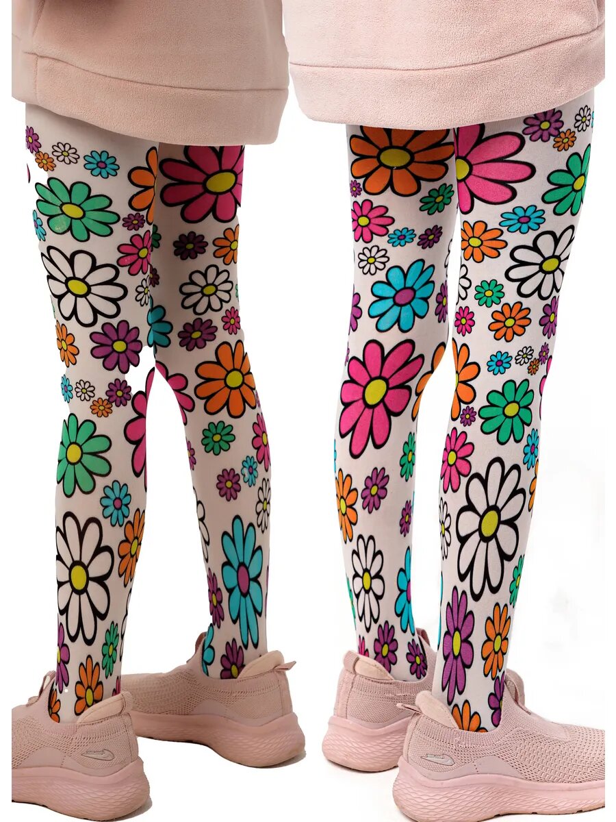Колготки TTights, 50 den, размер 5-7 лет, синий, черный, коричневый, бежевый, белый — фото 1