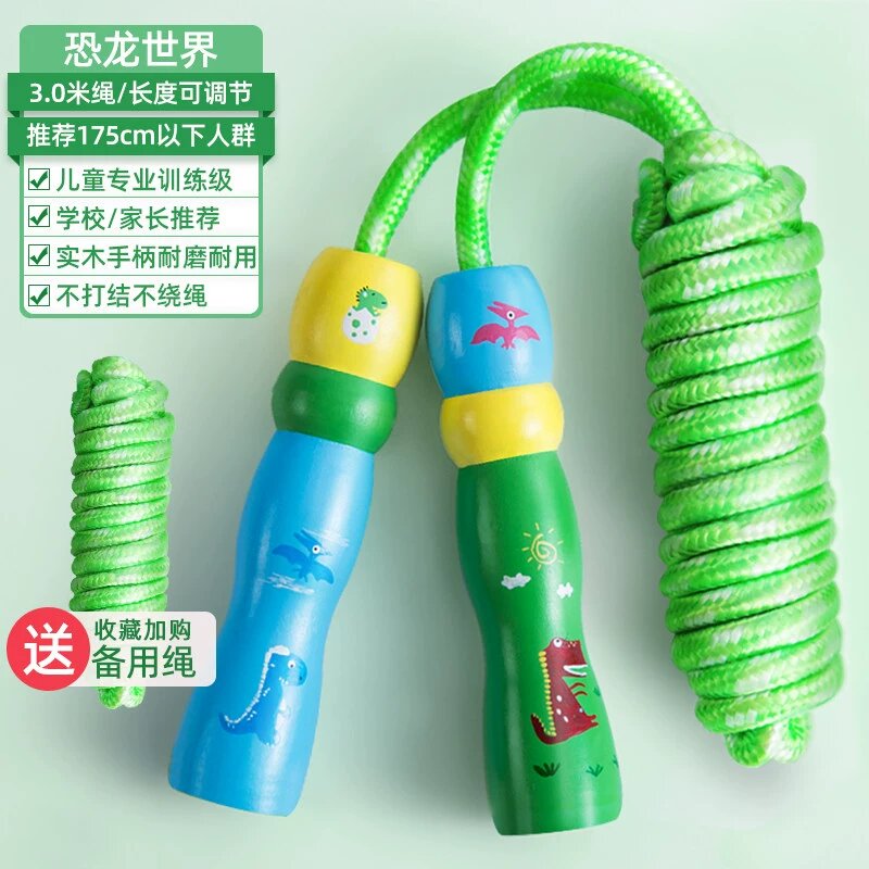 Детская скакалка для детского сада и начальной школы, регулируемая для начинающих, подходит для малышей и детей первого