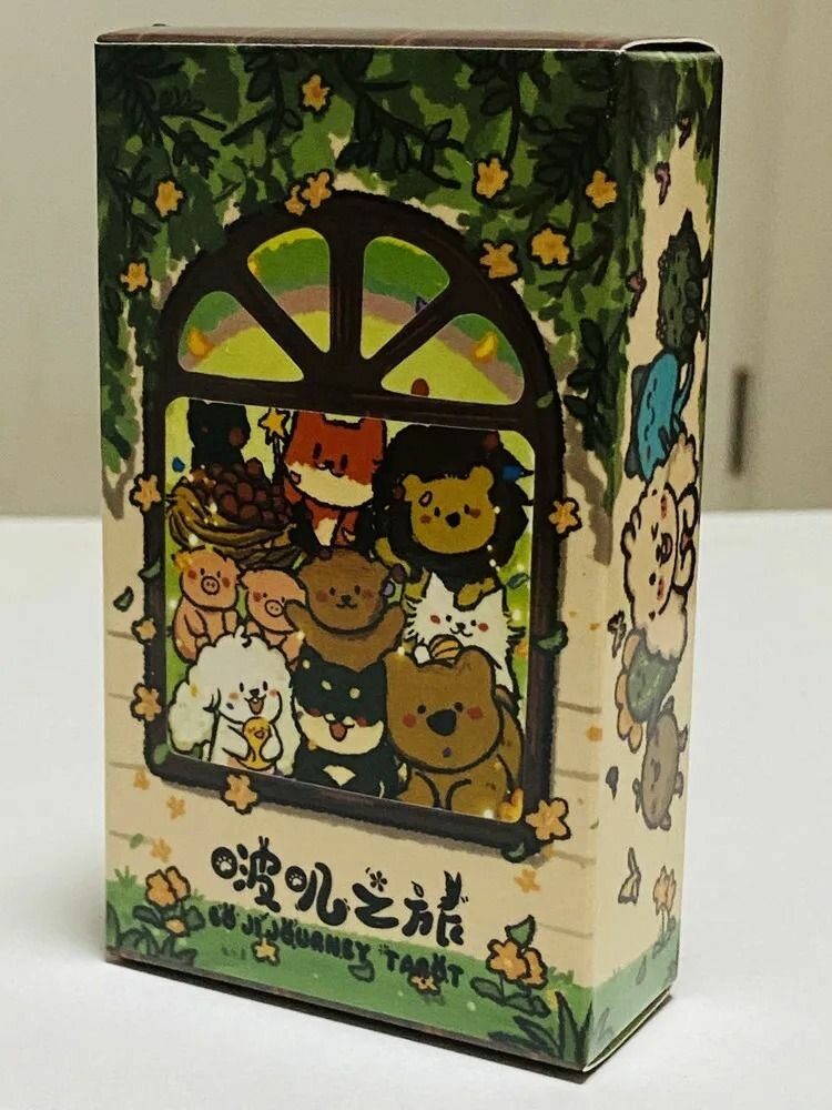 Карты таро "Путешествие боджи",78Pcs cute BOJI Journey Tarot cards