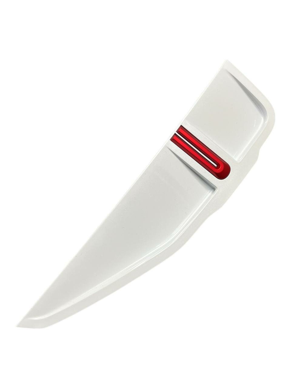 SAGarage Накладка переднего крыла правая (белый/красный) Changan CS55 Plus/UNI-S (S203F270902-2040) Оригинал