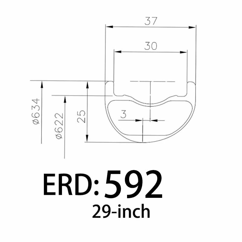 DXBORA карбоновые обода для горных велосипедов 29 и 27,5 дюймов 29inch-32H 1psc