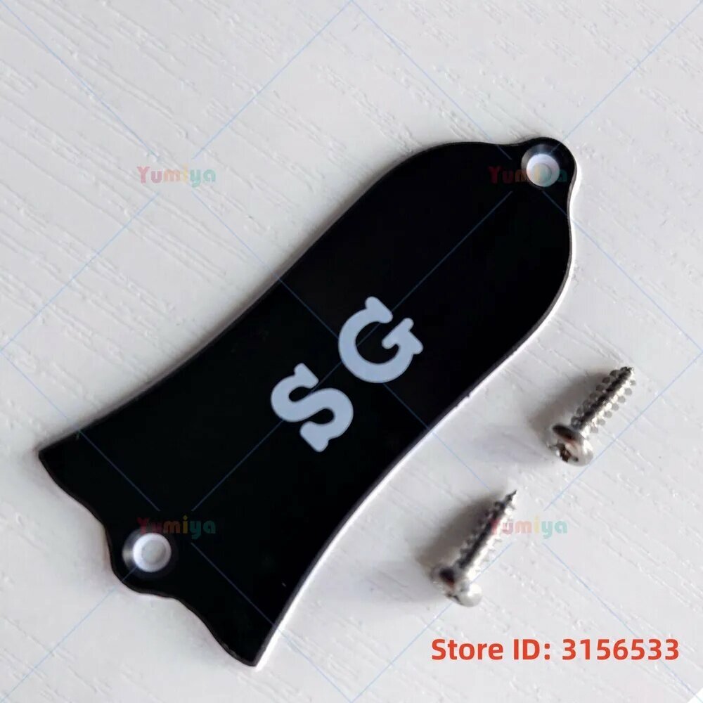 Накладка на ферменный стержень Стандартные детали гитары 2-слойного черного цвета для замены деталей электрогитары Gibson