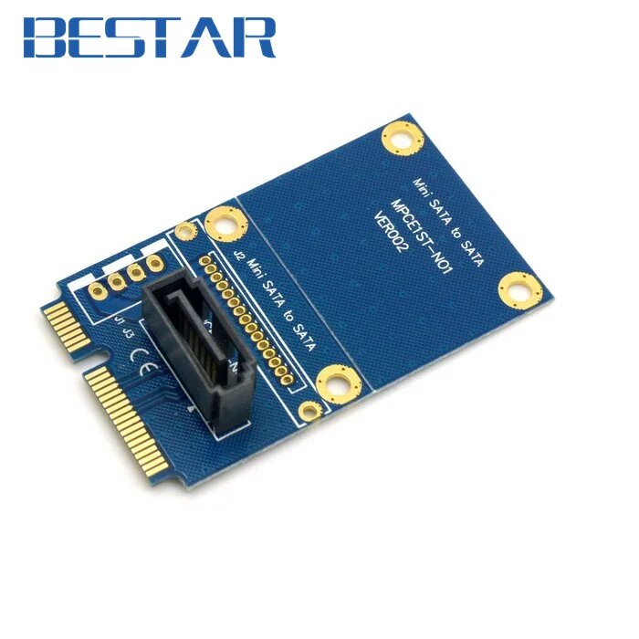 50 мм мини pci express pcie PCI-E mSATA SSD на SATA 7pin HDD адаптер жесткого диска pcba адаптер MSATA тестирование PCB инструменты