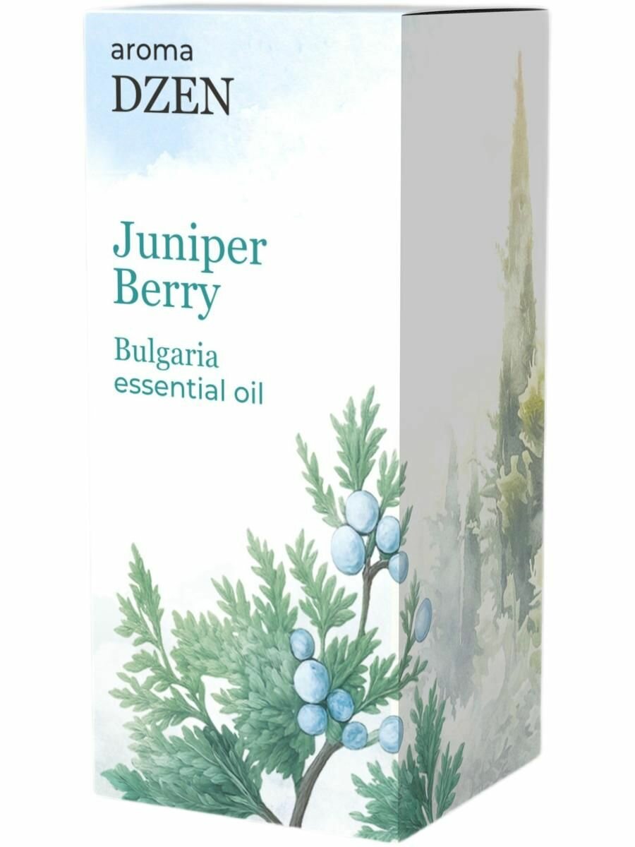 Эфирное масло Можжевельник обыкновенный Aroma Dzen 3 мл для ароматерапии, бани, йоги