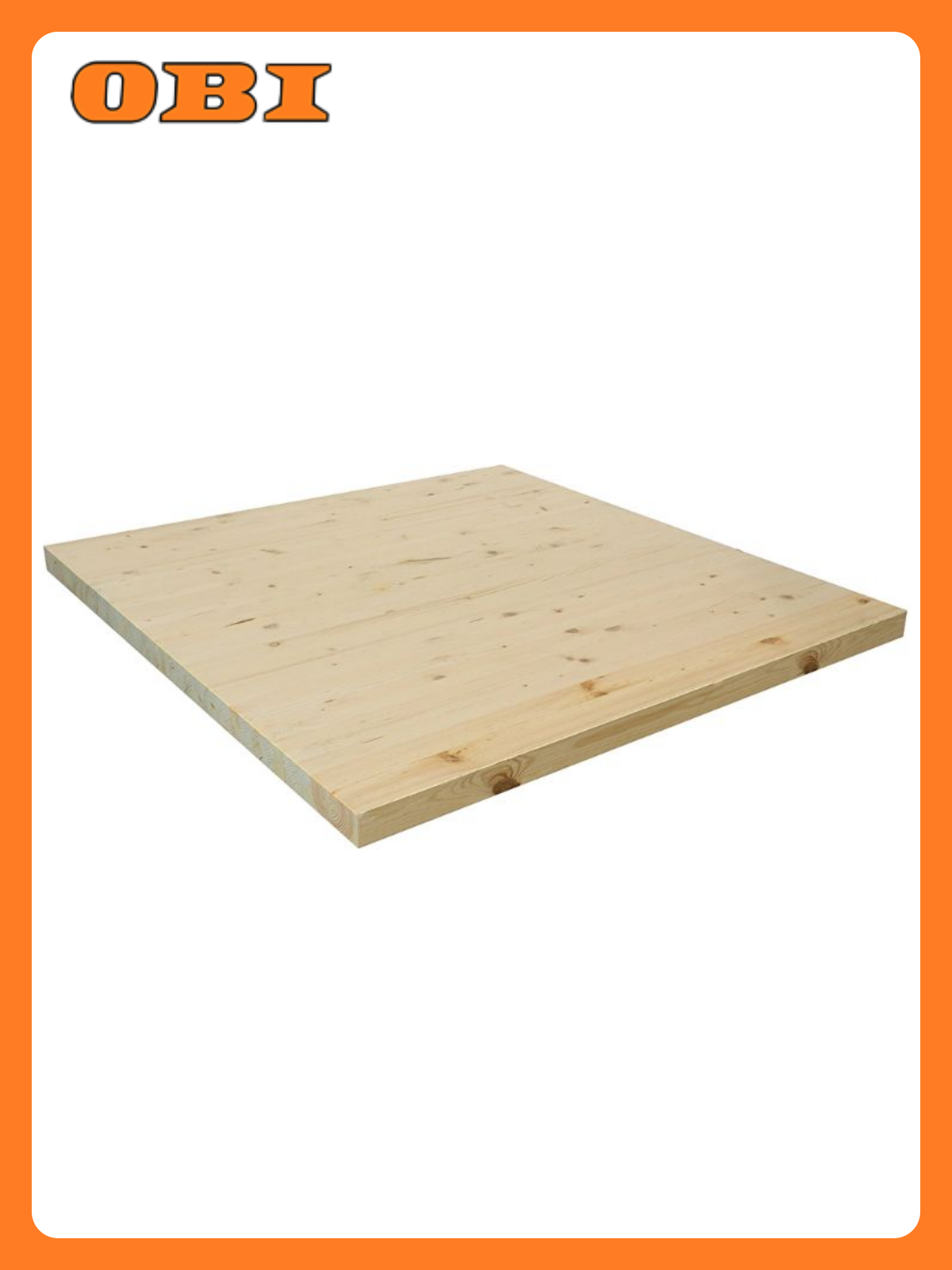 Площадка 40х1000х1000 мм сорт АВ хвоя