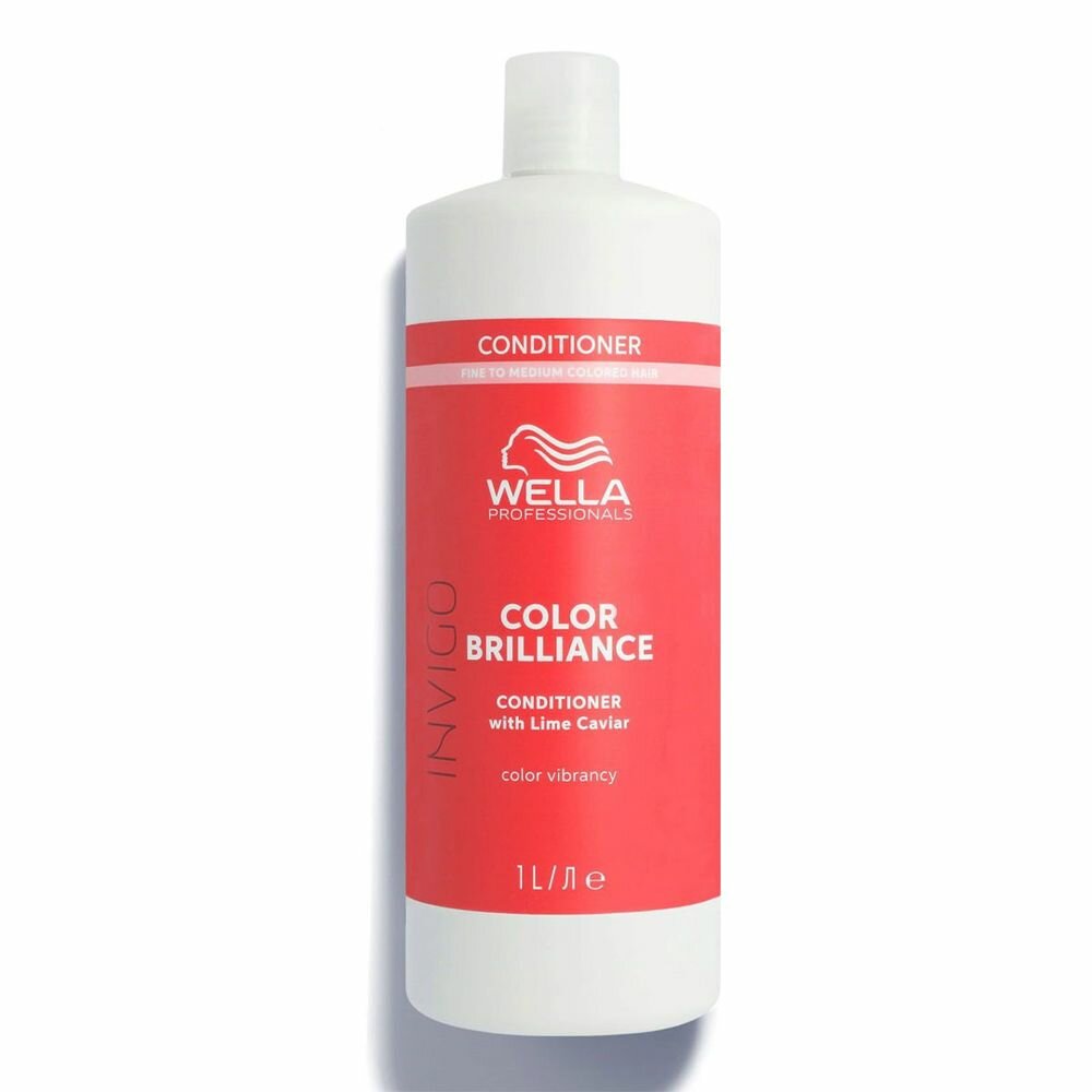 Wella Invigo Color Brilliance Бальзам-уход для защиты цвета окрашенных нормальных и тонких волос, 1000 мл