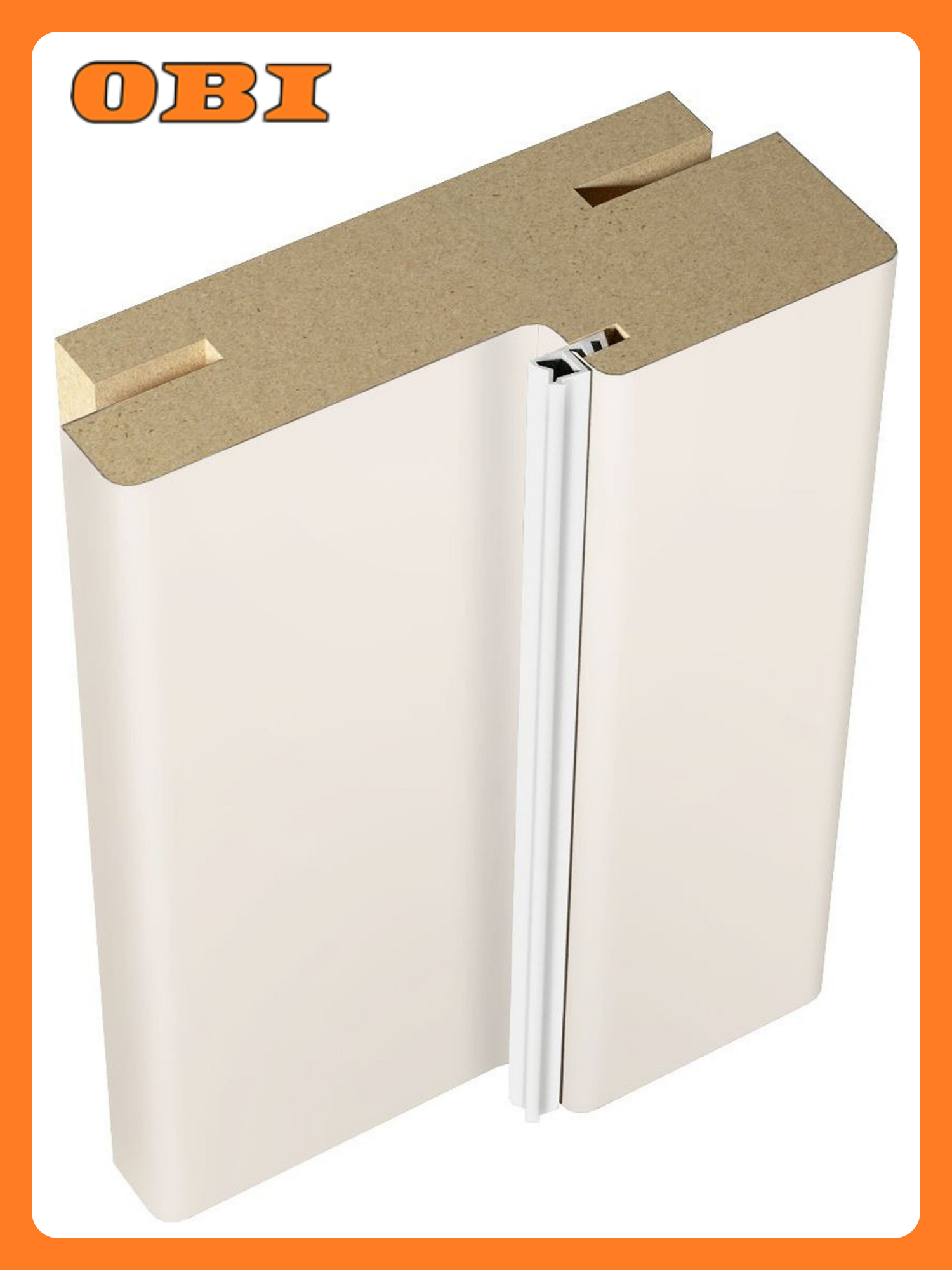 Дверная коробка Аляска телескопическая Слоновая кость 30х2100 мм 2,5 шт