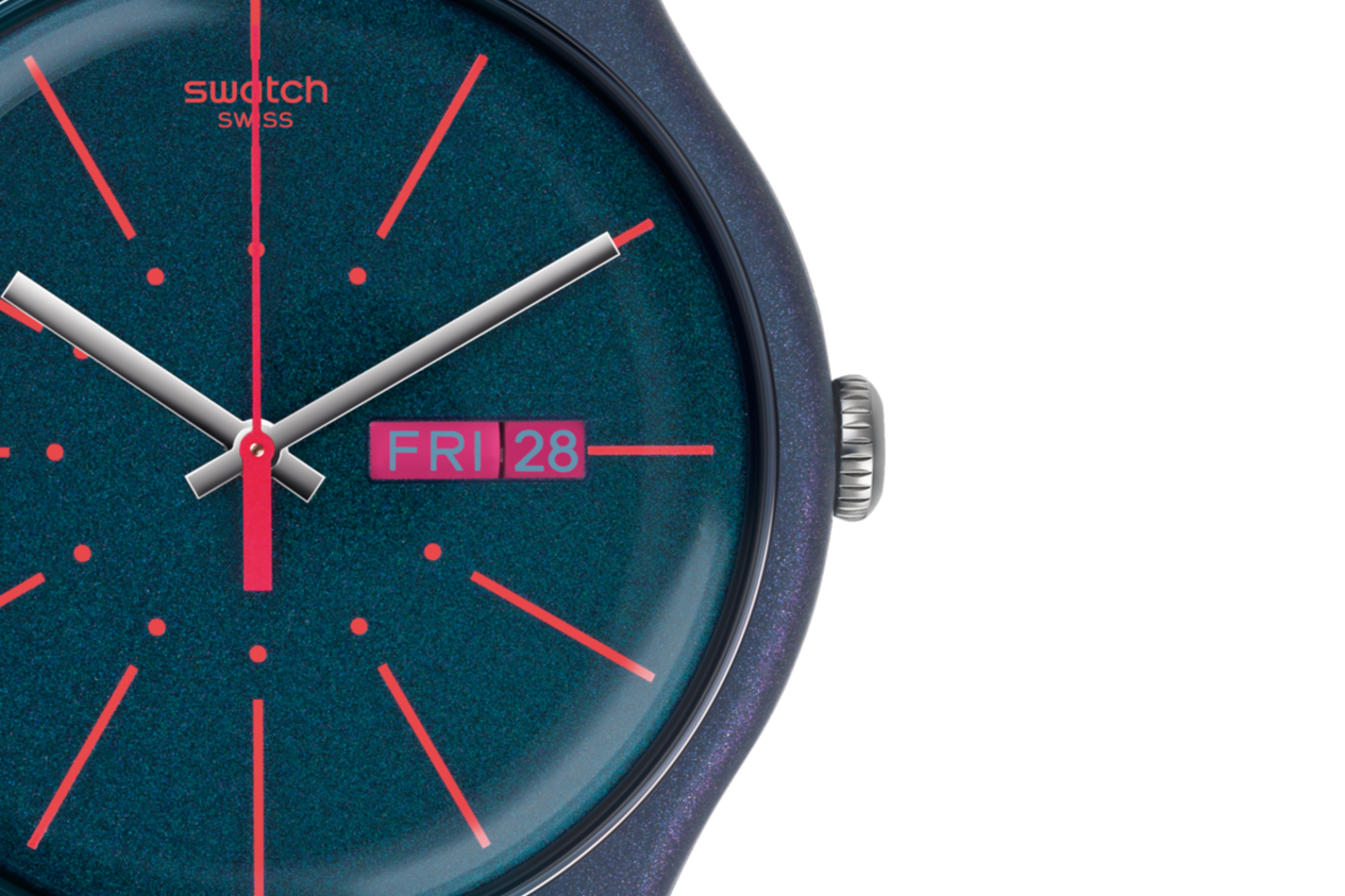 Наручные часы Swatch, синий — фото 1