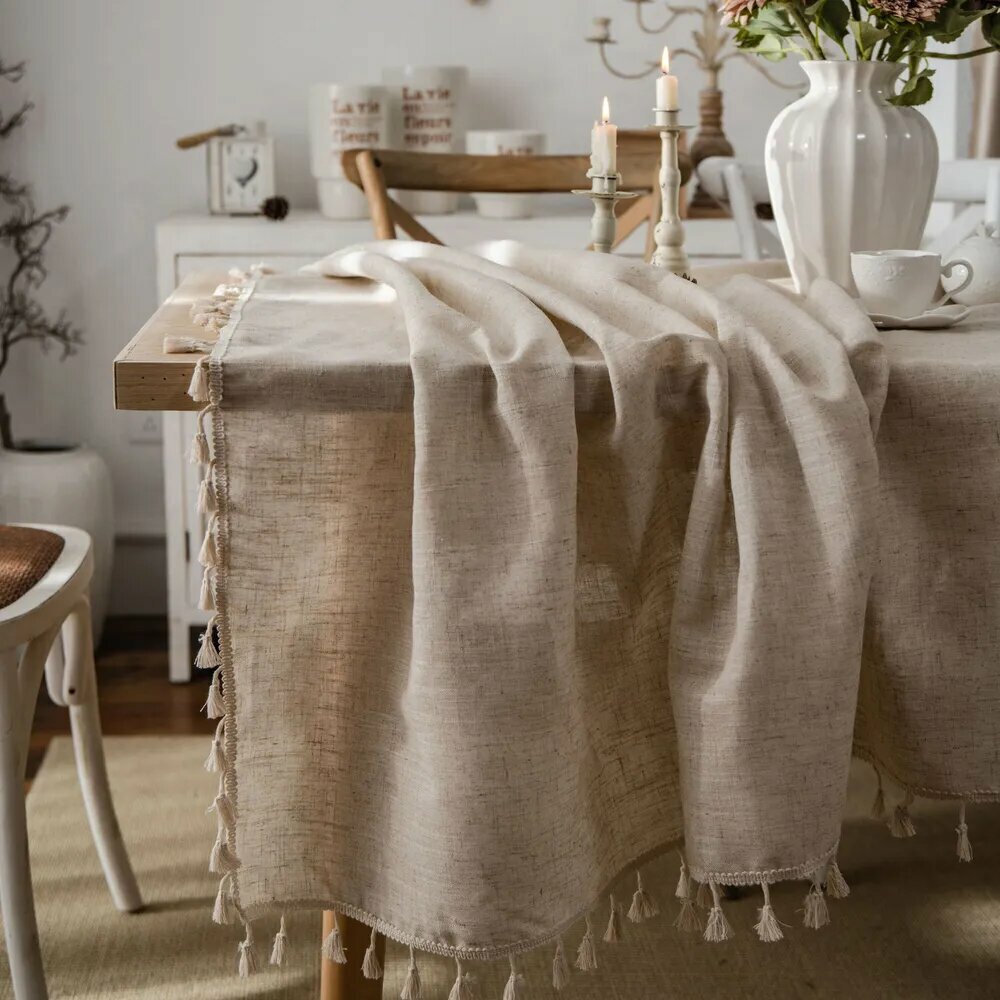 IKEA Скатерть Смесовая ткань 140x220см