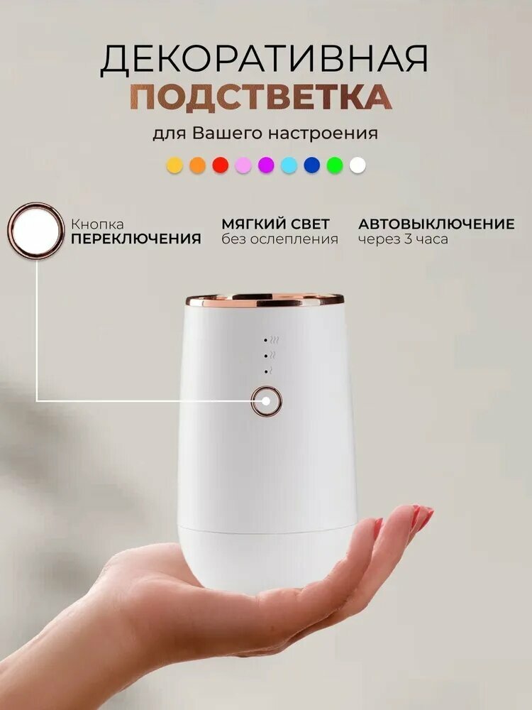 Аромадиффузор ультразвуковой DQ001, белый