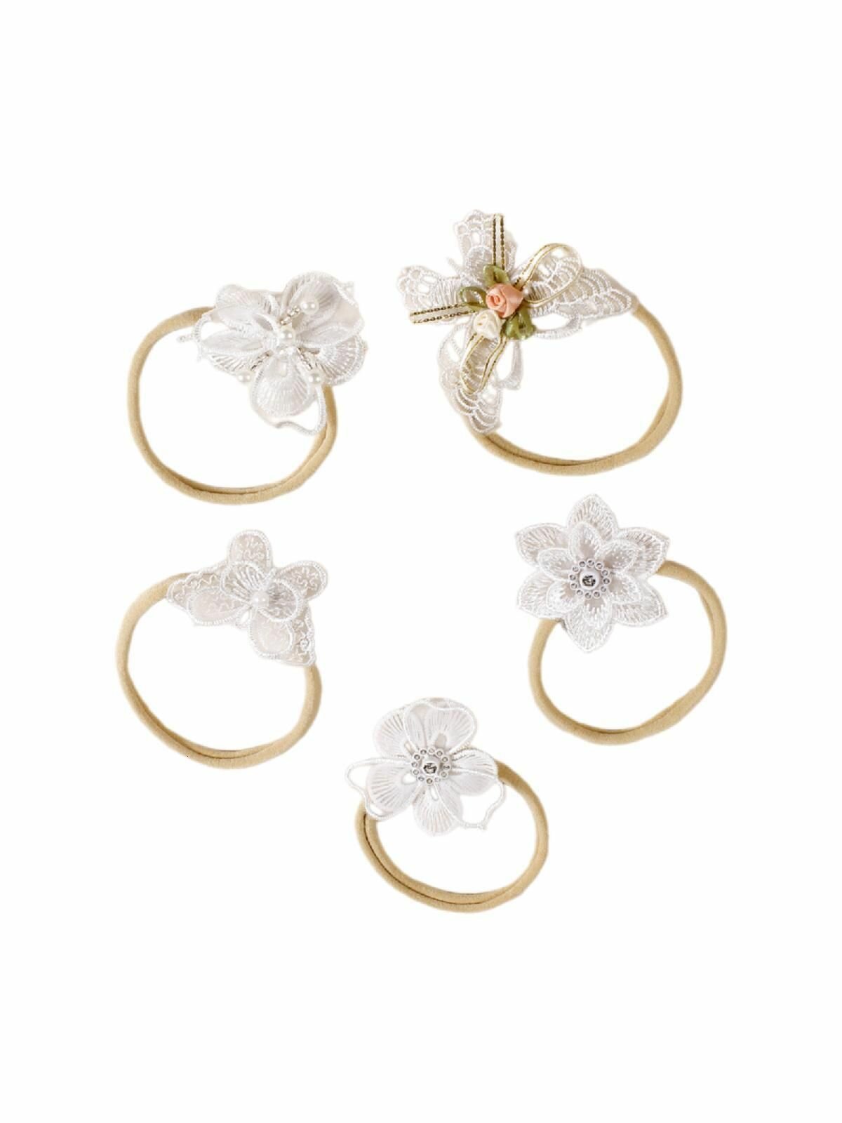 Вышитая заколка-бант, - Стиль ленты для волос