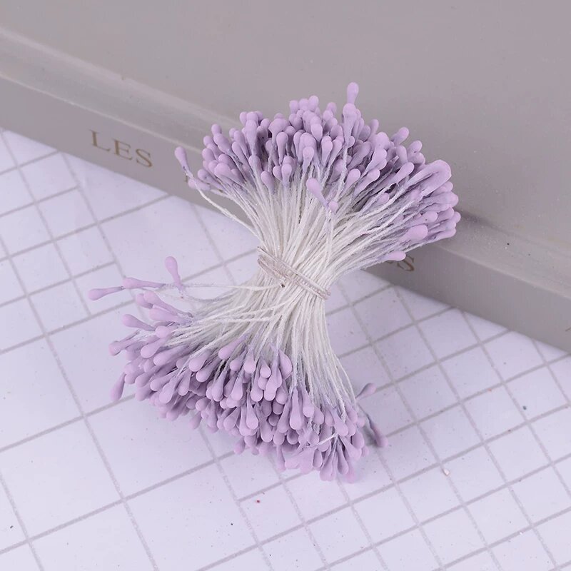 Искусственные матовые тычинки 1,5 мм, центры цветов, сердцевины цветов, материалы и аксессуары для рукоделия, для