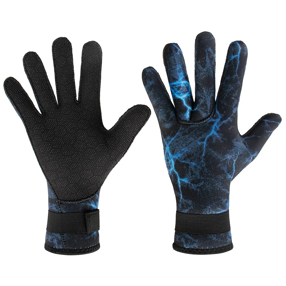 Перчатки для дайвинга JoyMaySun 3 мм, Blue, L