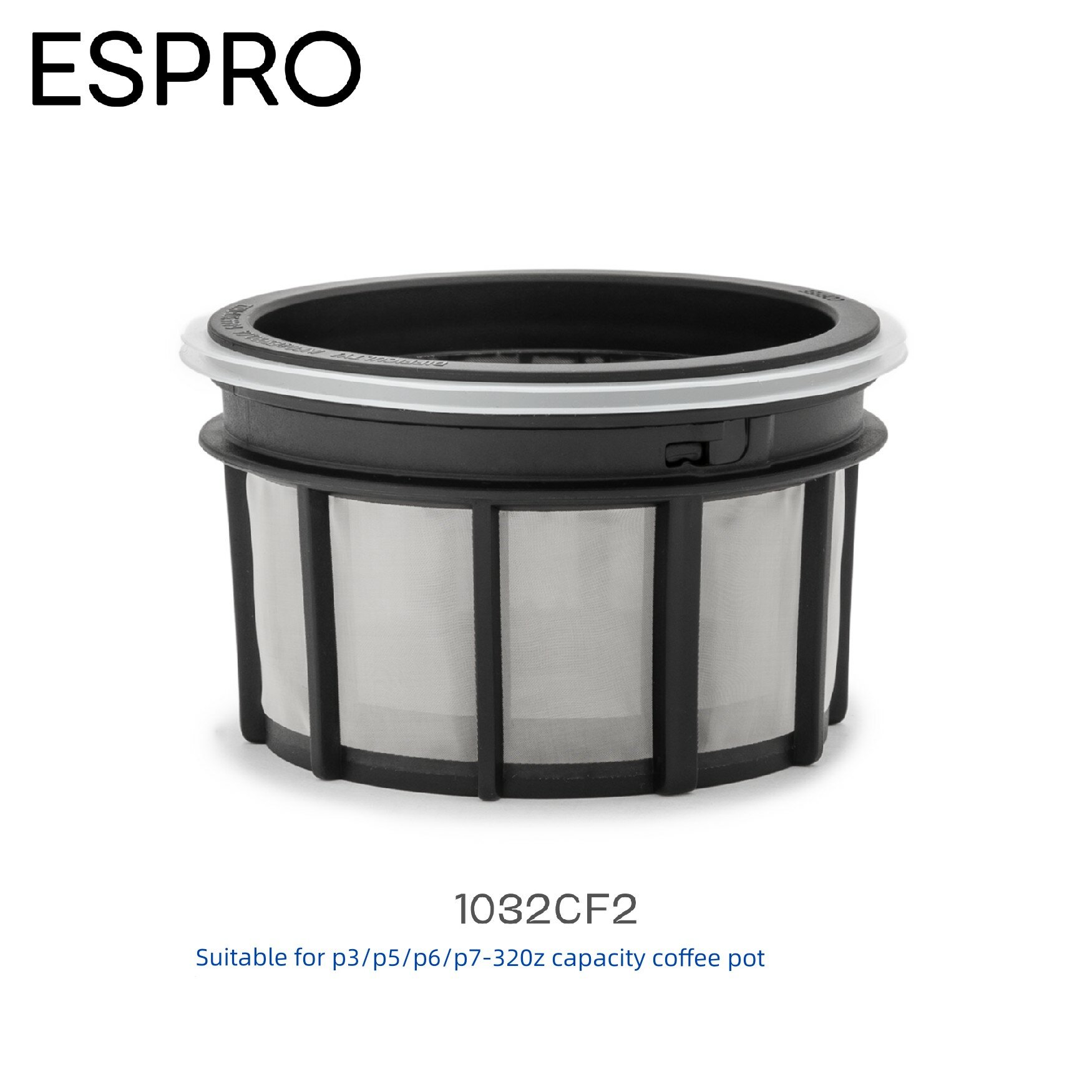 ESPRO 1032CF2 двойная фильтрующая корзина для кофейных фильтров P3/P5/P6/P7 32 унций, патентованный микропроток 304