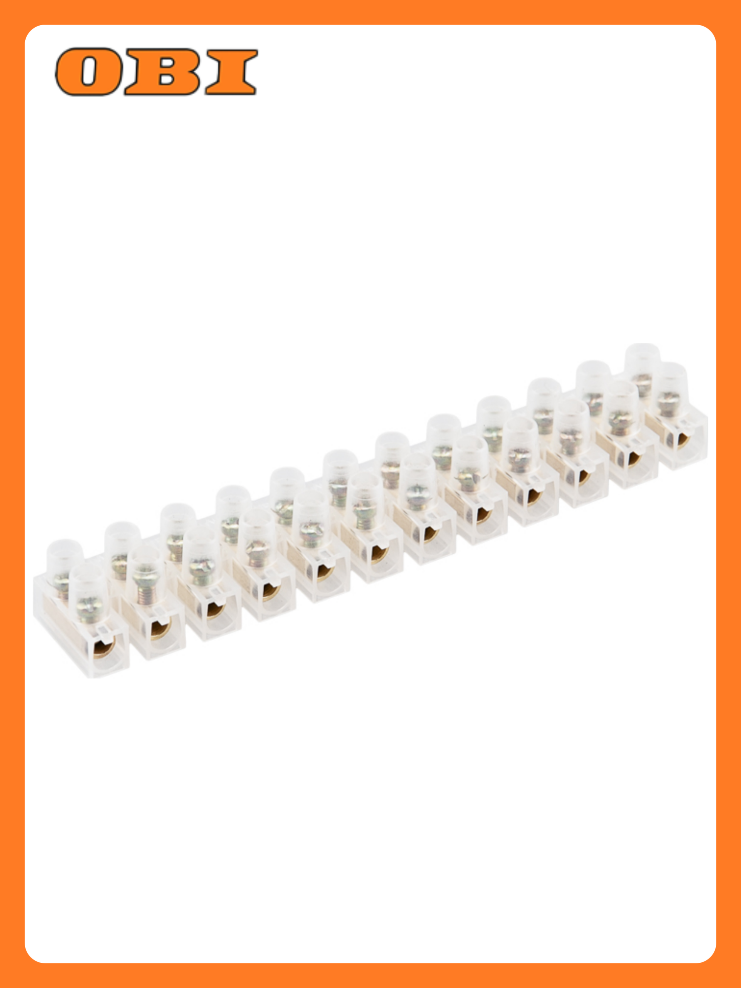 Клеммная колодка винтовая KВ-4 (1,5-4 мм²), ток 3 A, полиэтилен белый (ЗВИ), индивидуальная упаковка, 1 шт. REXANT