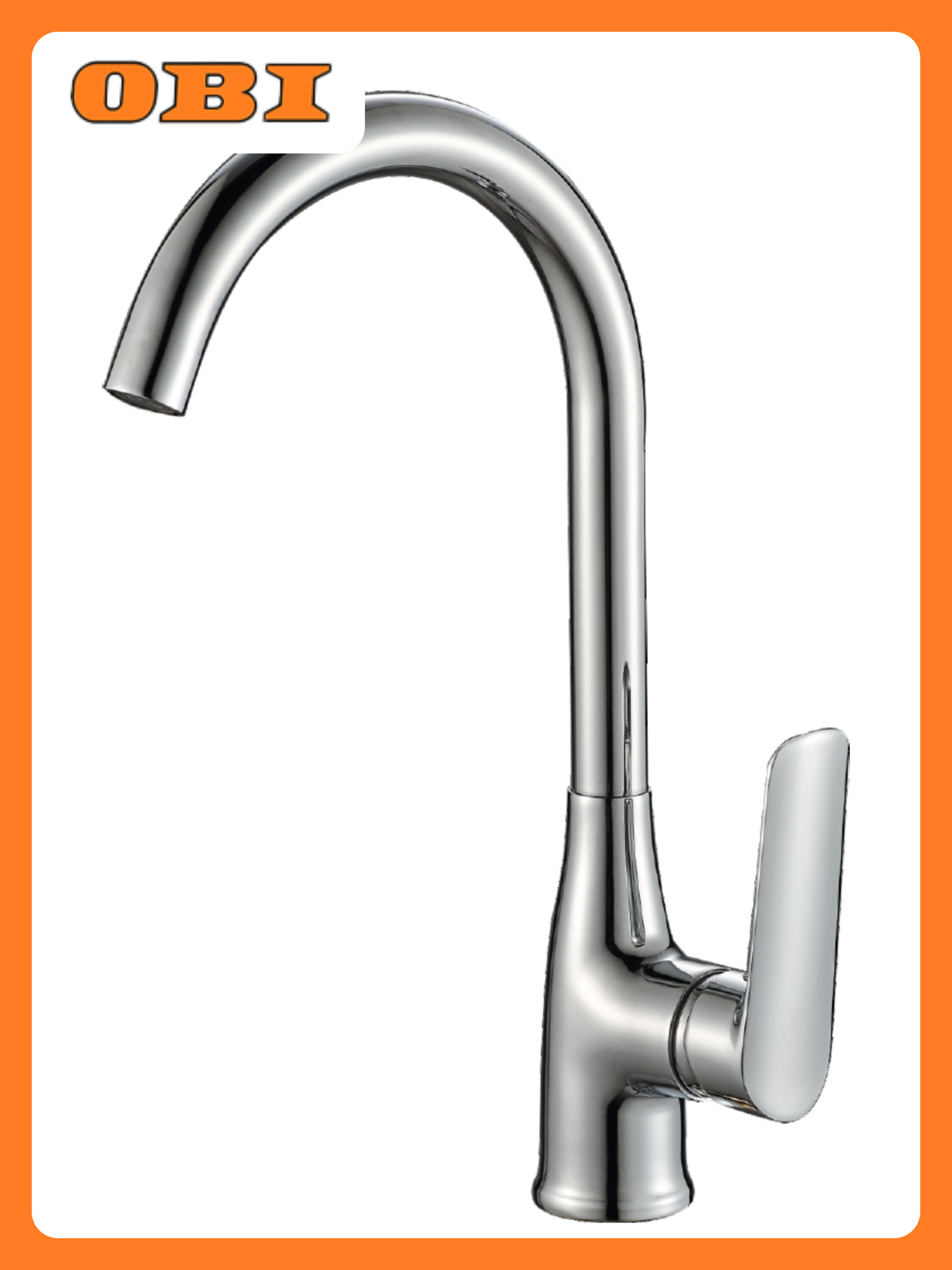 Смеситель для кухни c поворотным изливом ESKO LIGA, рычажное управление