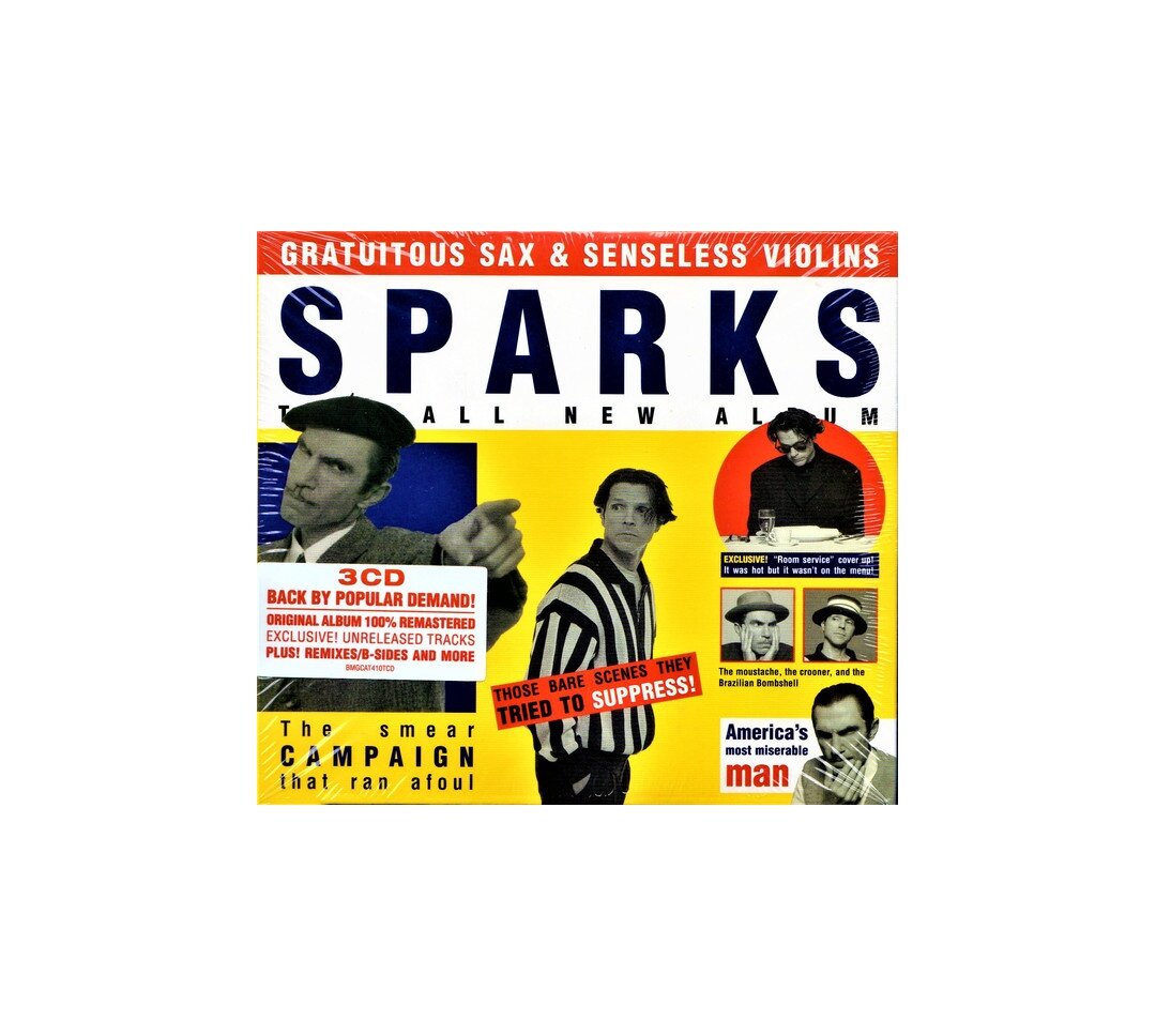 Диск Sparks - Gratuitous Sax & Senseless Violins (3 CD)