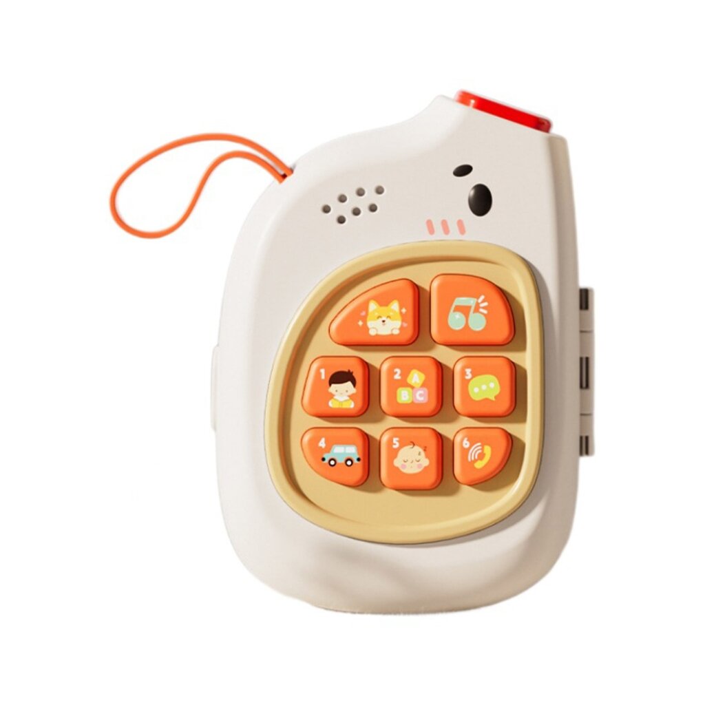 Слоненок музыкальный мобильный телефон планшет детские милые развивающие игрушки