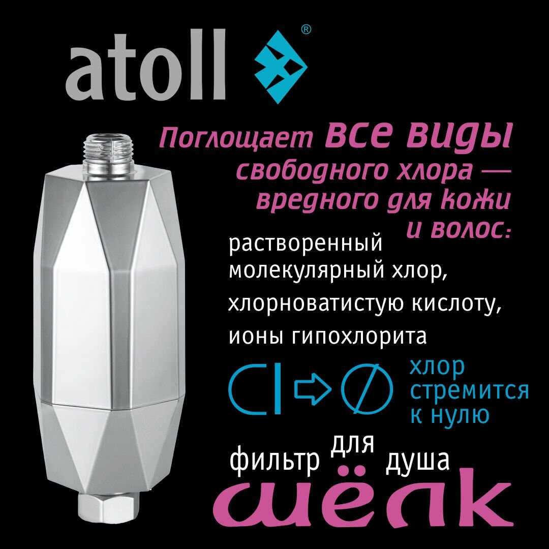 Фильтр для душа Atoll шелк
