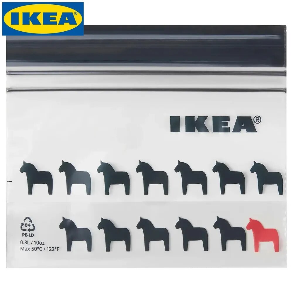 IKEA Зип пакет, 8*14 см — фото 1
