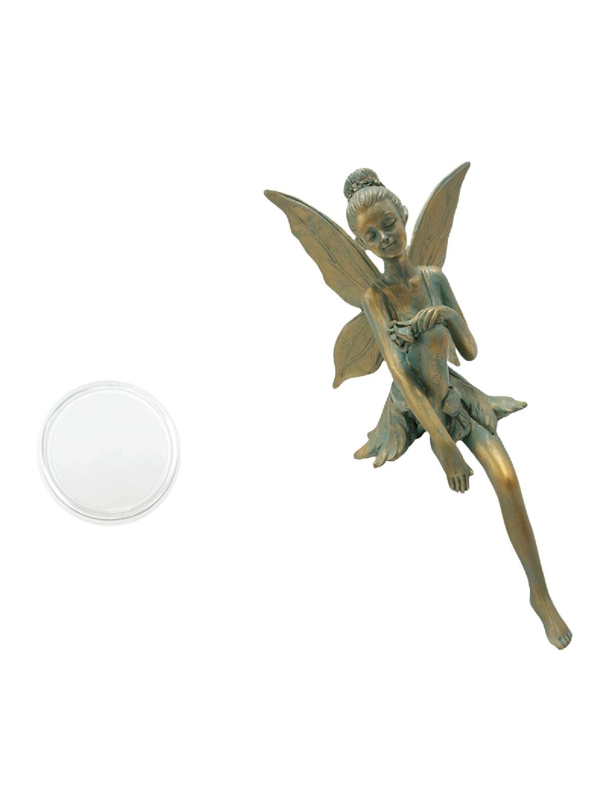 Реалистичные элегантные статуэтки эльфов Яркие бабочки из смолы для украшения сада