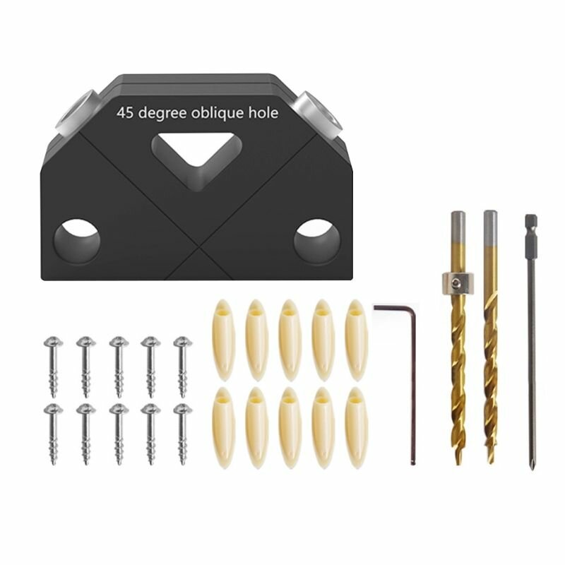 Деревообработка самоцентрирующийся круглый дюбель 3-в-1 отверстие открывалка-набор из 2